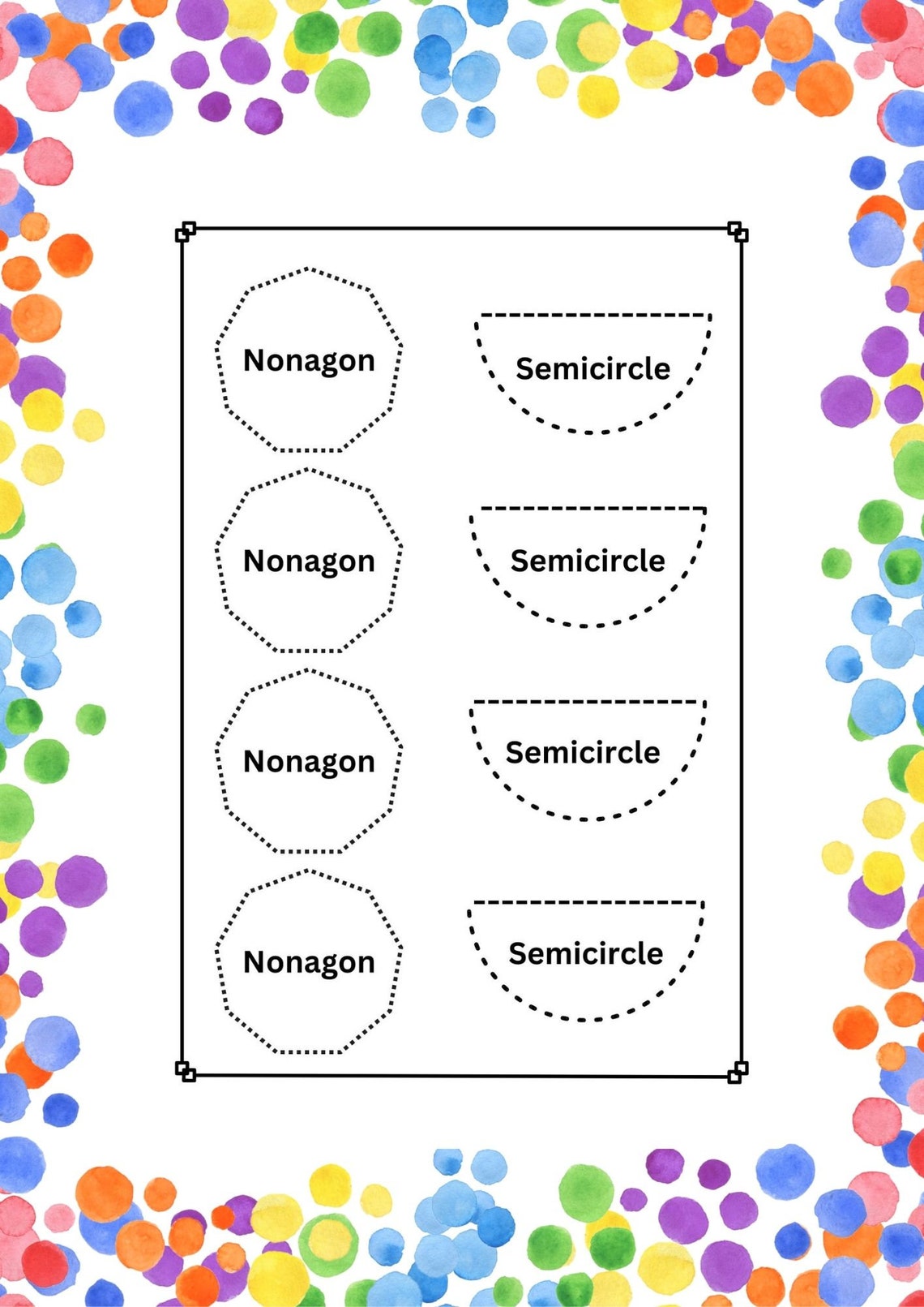 16 Basic Shape Coloring Pages | Coloring Pages | Basic Shape Pages ...