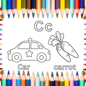 26 Printable Alphabet Coloring Pages Worksheets for Kids |26 Printable ...