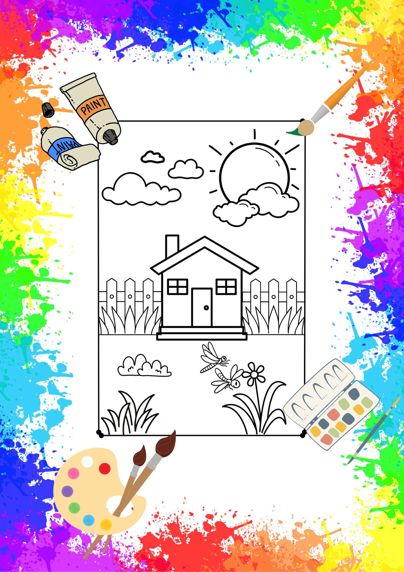 Kids Coloring Pages |coloring Worksheets |learning Colors Pages ...