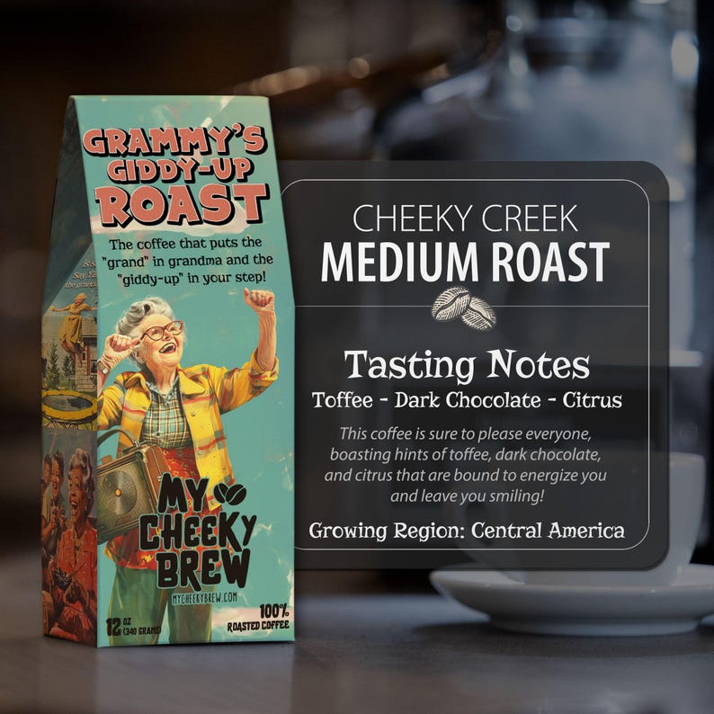 Grammy’s Giddy-up Roast - Ground Coffee - Grandma Gifts - Nana, Gigi ...
