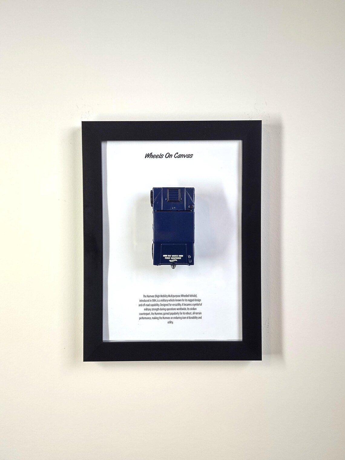 Humvee 3D Vehicle Poster | Iconic Military Off-road Wall Art | Cool ...