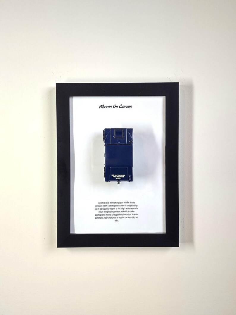 Humvee 3D Vehicle Poster | Iconic Military Off-road Wall Art | Cool ...