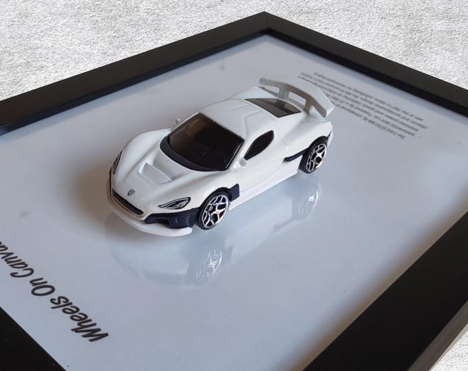 Rimac Nevera 3D Car Poster Electric Hypercar Wall Art Cool Racing Gifts ...