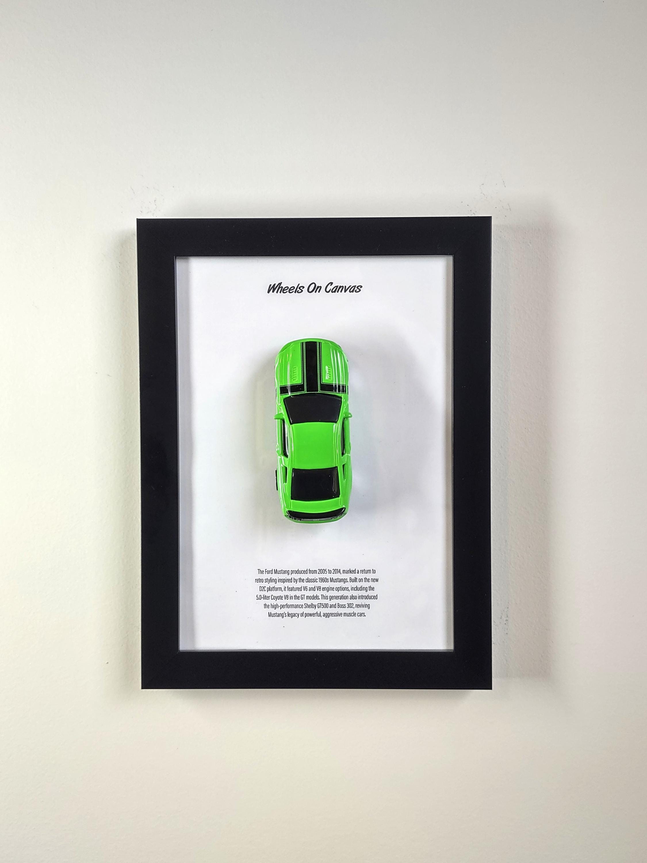 Ford Mustang 3D Car Poster | Classic Muscle Car Wall Art | Cool Racing ...