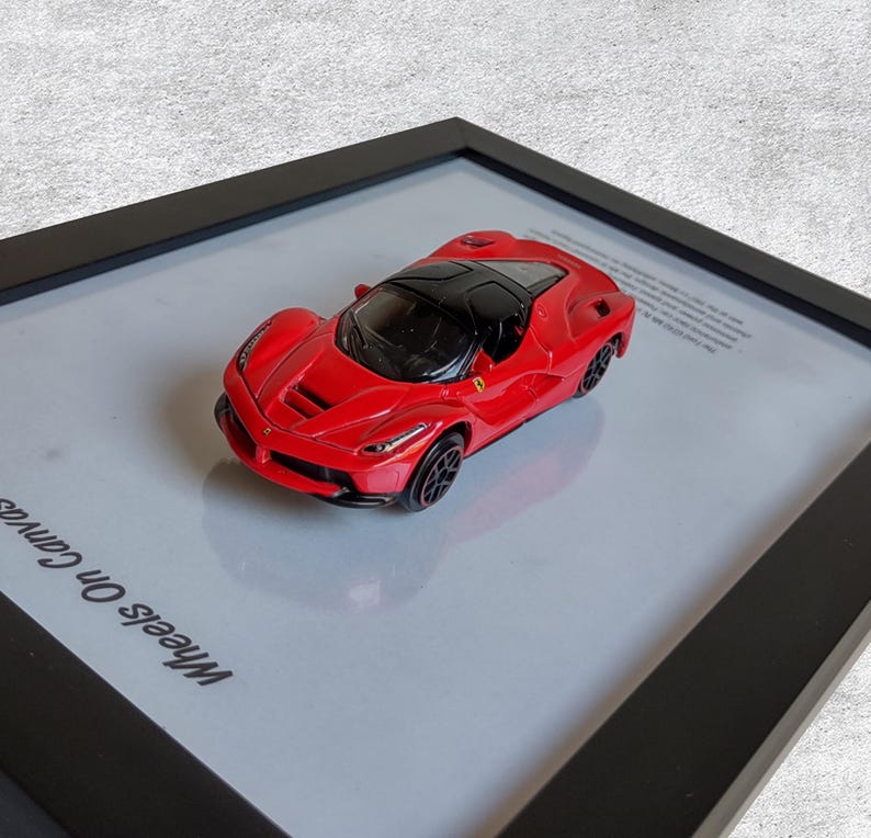 Laferrari 3D Car Poster Hybrid Hypercar Wall Art Cool Racing Gifts for ...