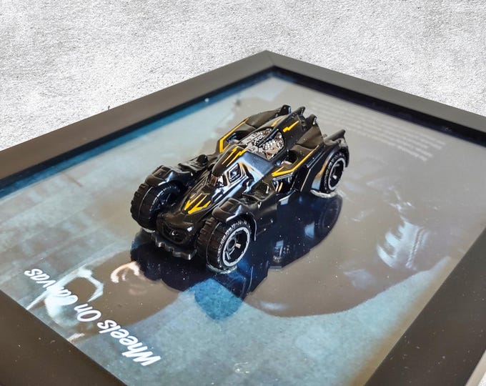 Batmobile 3D Car Poster | Iconic Superhero Vehicle Wall Art | Cool ...
