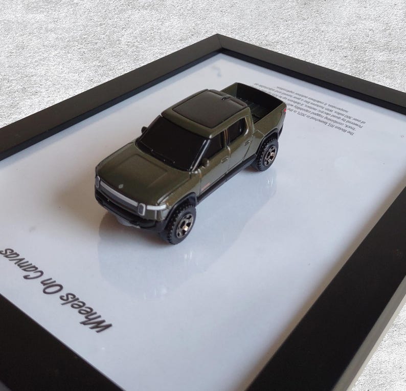 Rivian R1T 3D Electric Truck Poster Iconic Adventure Vehicle Wall Art ...