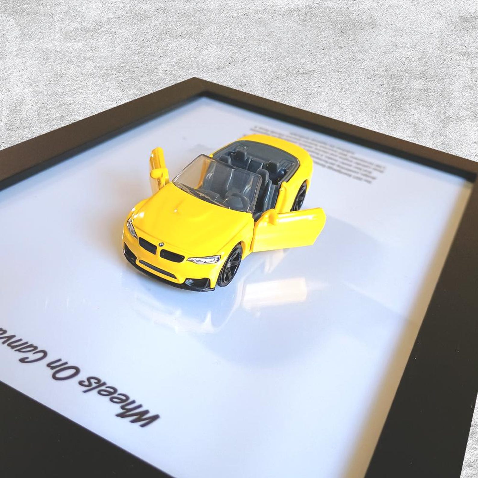 BMW M4 Cabriolet 3D Car Wall Art – Luxury Convertible Poster for Garage ...