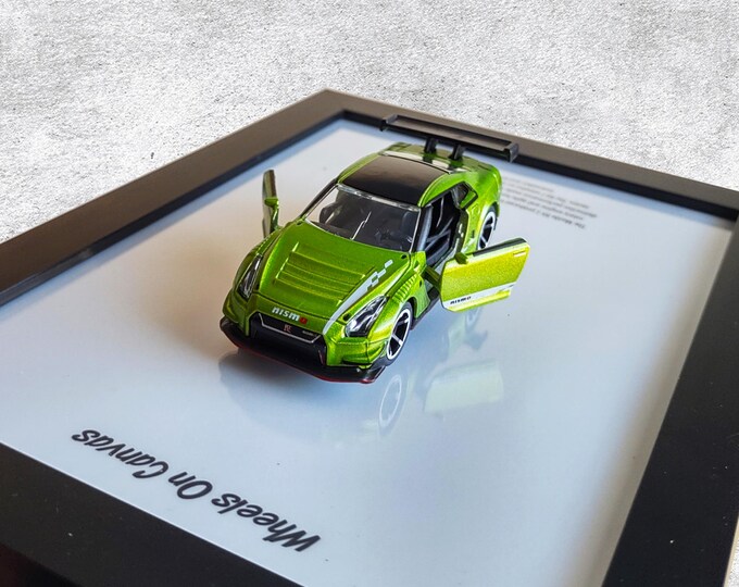 Nissan GT-R NISMO GT3 3D Car Poster | Iconic JDM Sports Sedan Wall Art ...