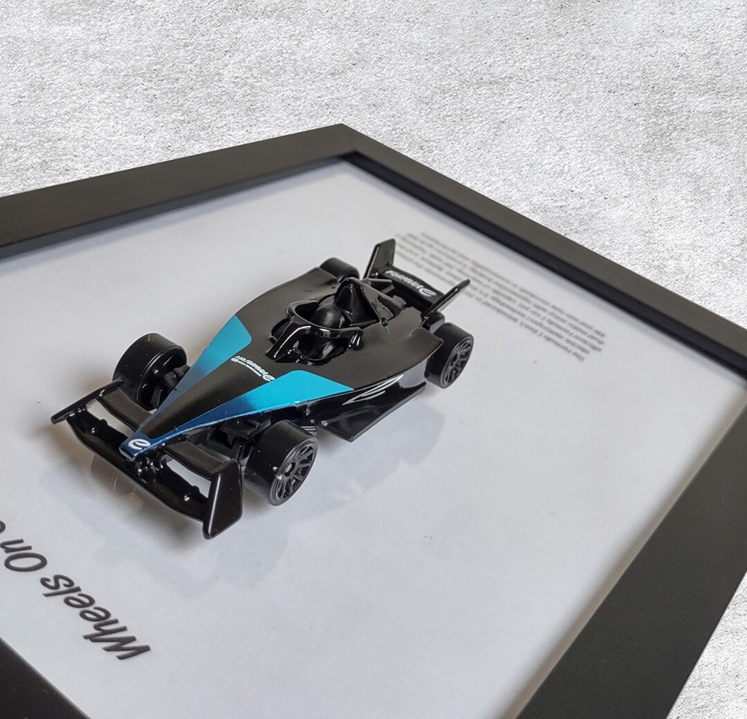 Formula E Gen3 3D Car Poster Cutting-edge Electric Race Car Wall Art ...