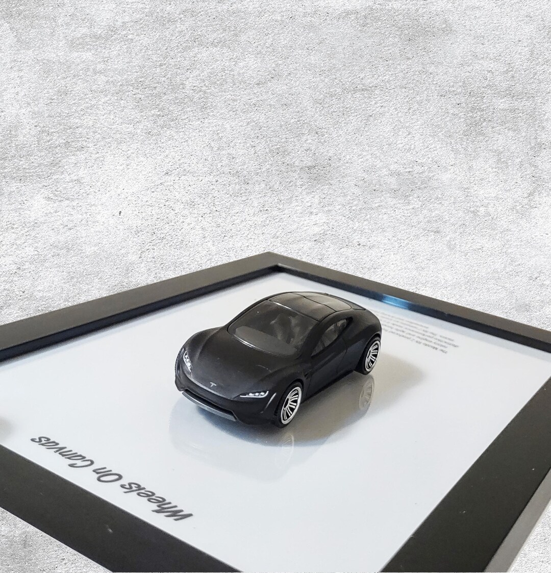 Tesla Roadster 3D Car Decoration Automotive Home Poster Unique Art ...