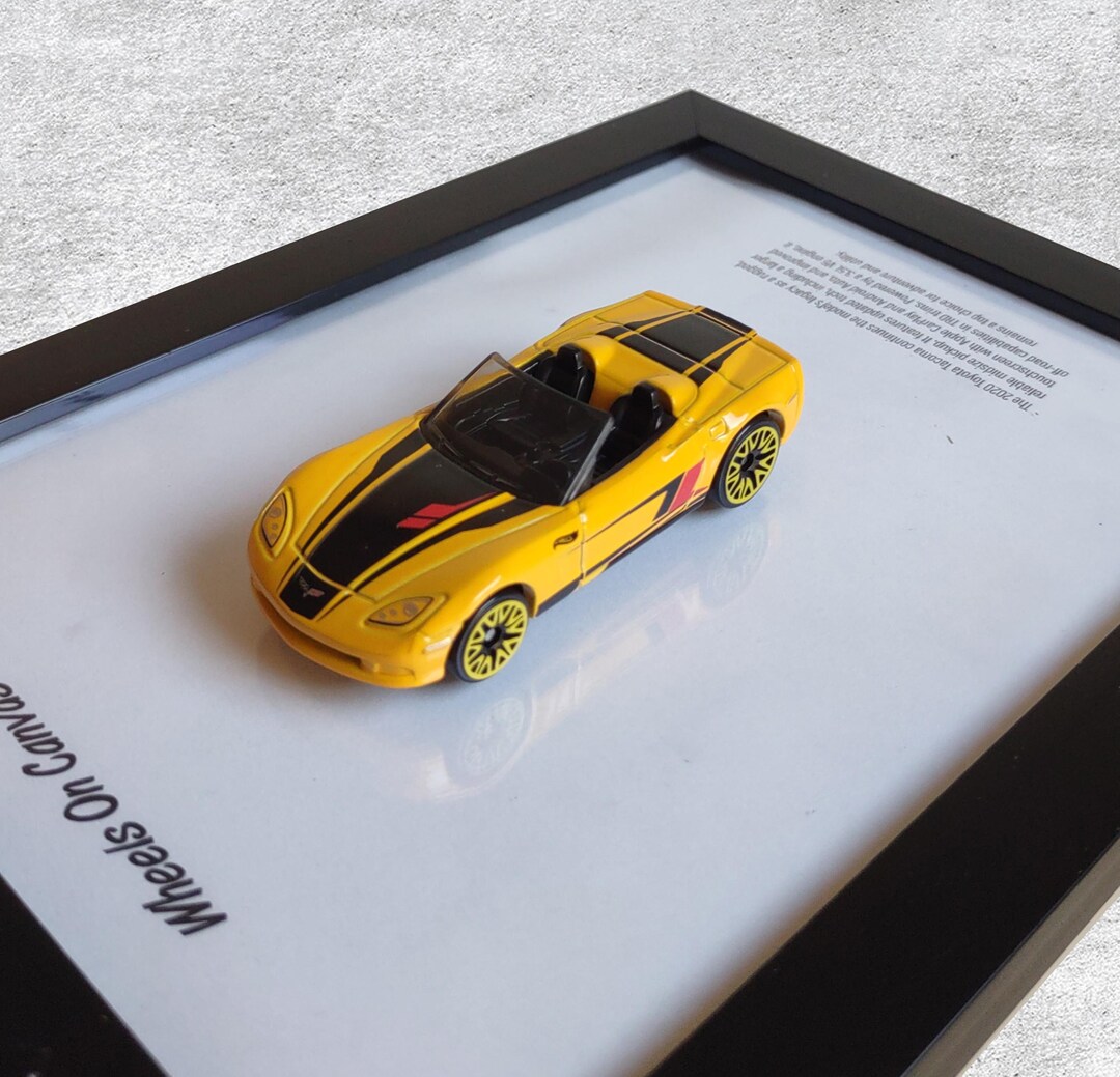 Corvette C6 3D Car Poster | Iconic Sports Car Wall Art | Cool Racing ...