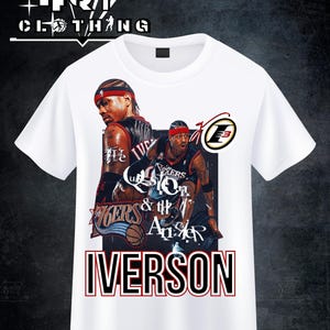 Allen Iverson T-shirt: Basketball Style Icon - Etsy
