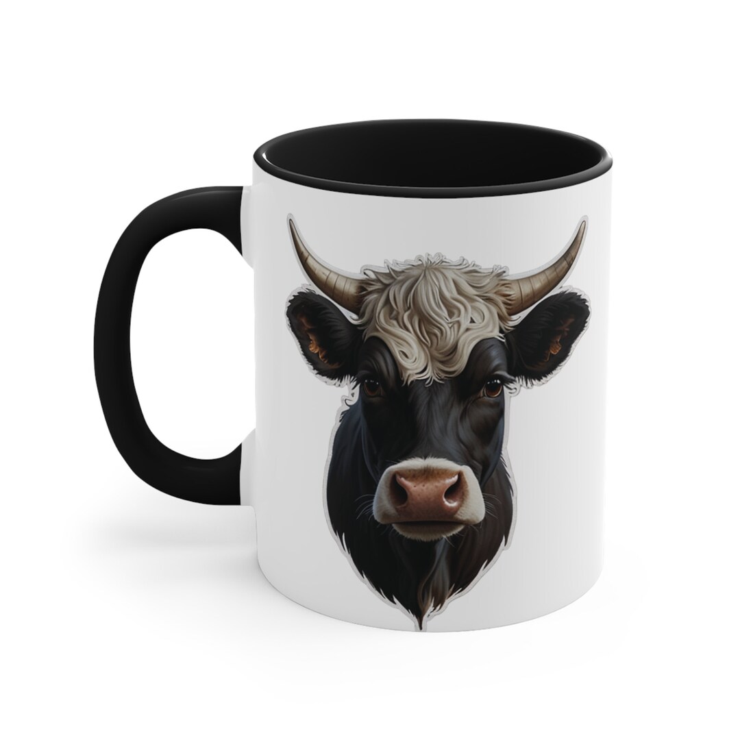 Cow Print Coffee Mug, 11oz - Etsy