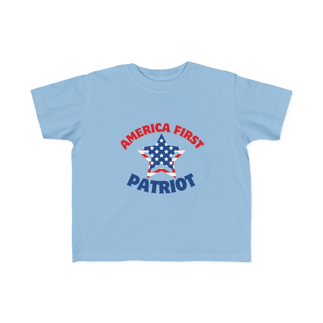 America First Patriot Toddler's Fine Jersey Tee, Revolution Apparel ...