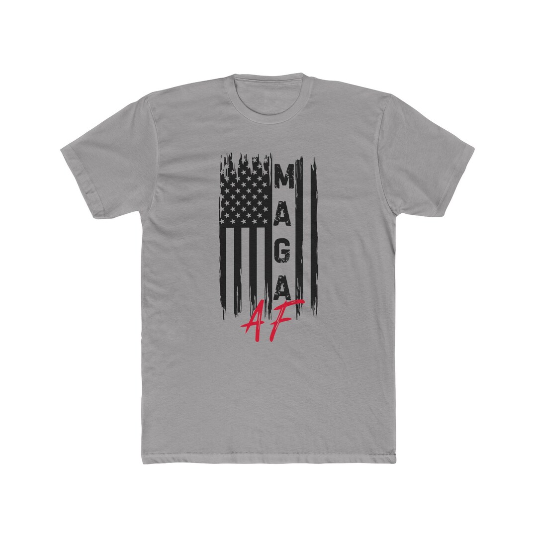 MAGA AF Cotton Crew Tee, Revolution Apparel 1776 - Etsy