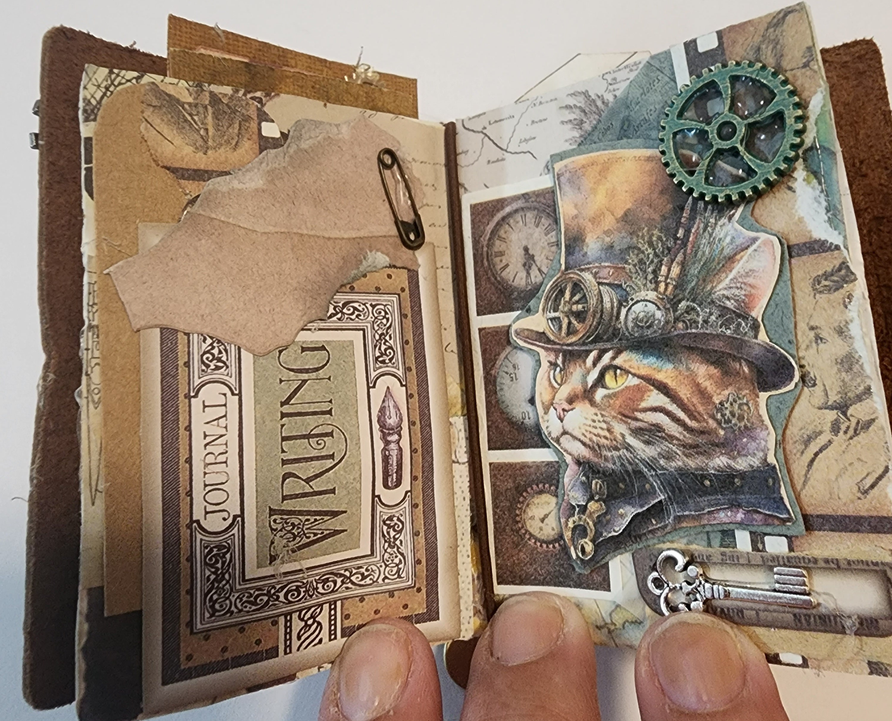 Mini Steampunk Junk Journal - Finished - Etsy