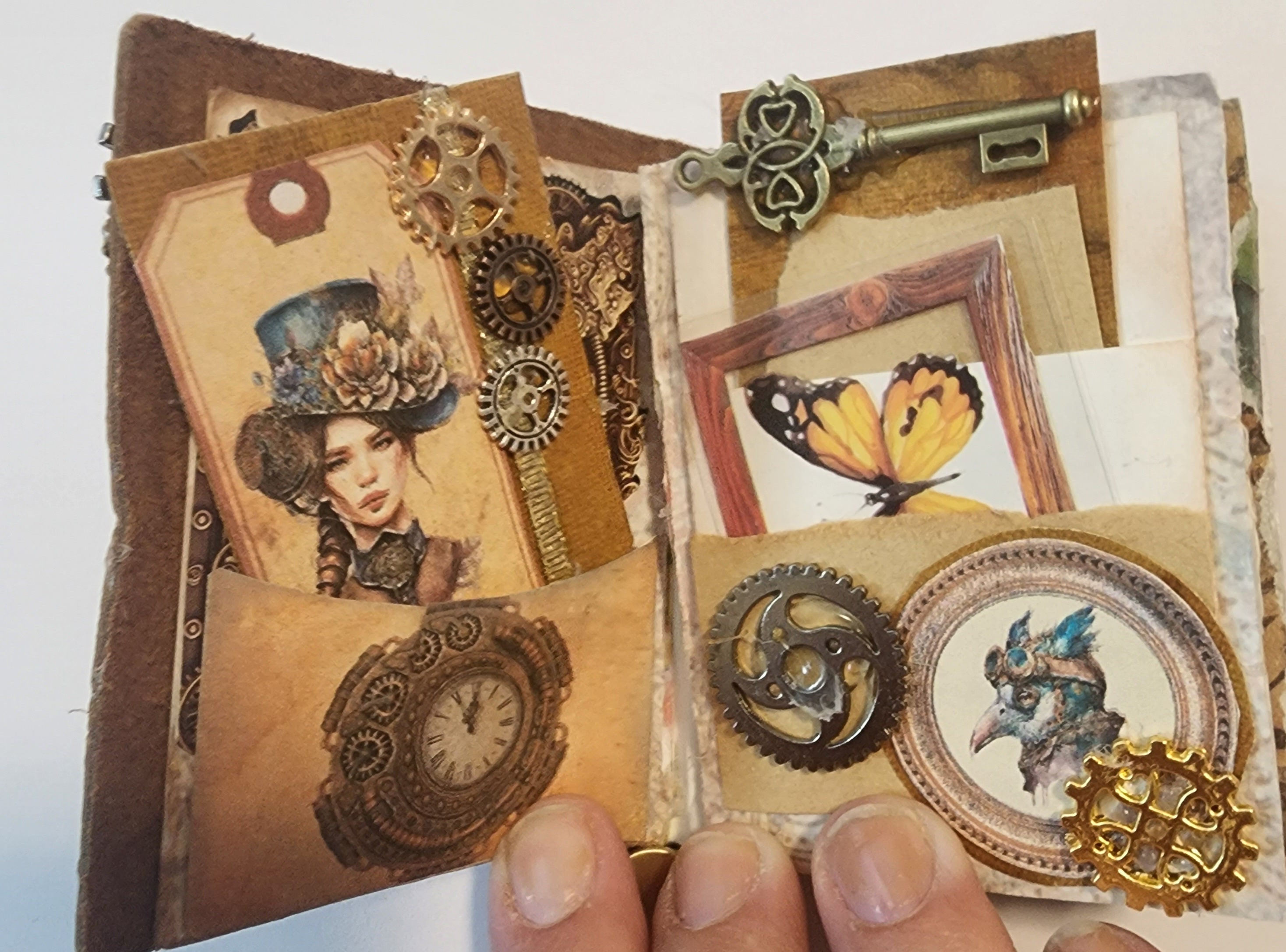 Mini Steampunk Junk Journal - Finished - Etsy