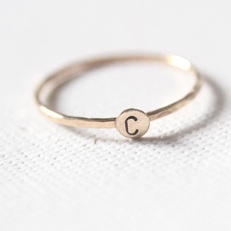 Custom Stamped Ring - Etsy