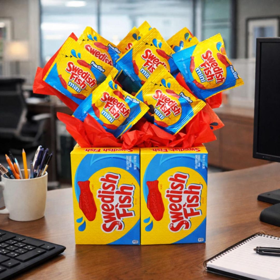 Swedish Fish Candy Bouquet - Etsy