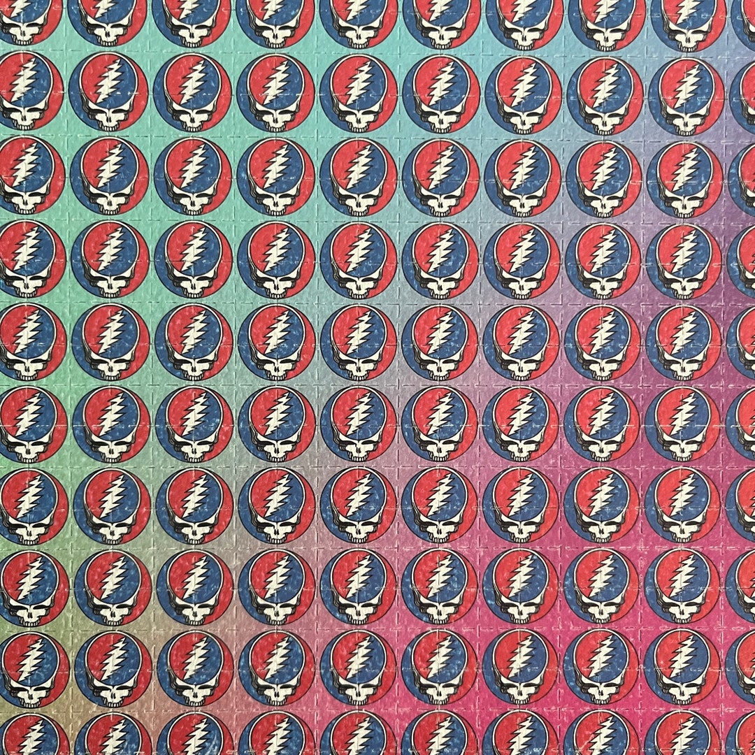 Dead Head Grateful Dead - Blotter Art - 18cm X 18cm - 400 Tabs/pieces ...