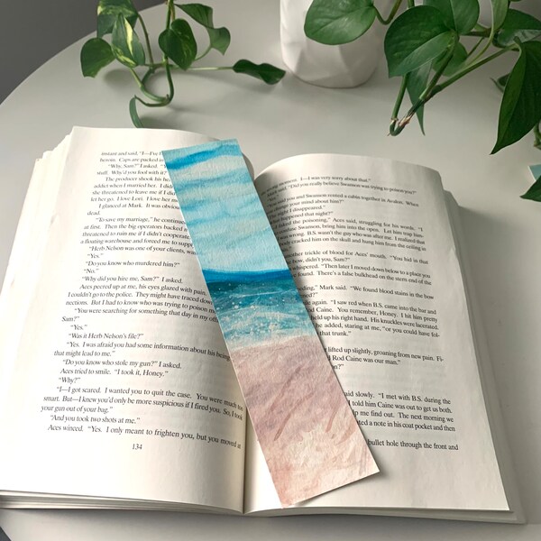 Watercolor Bookmarks Hand Painted - Etsy