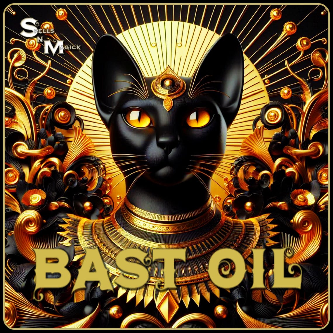 BAST OIL Spiritual Oil Ritual Oil Bastet Protection - Etsy