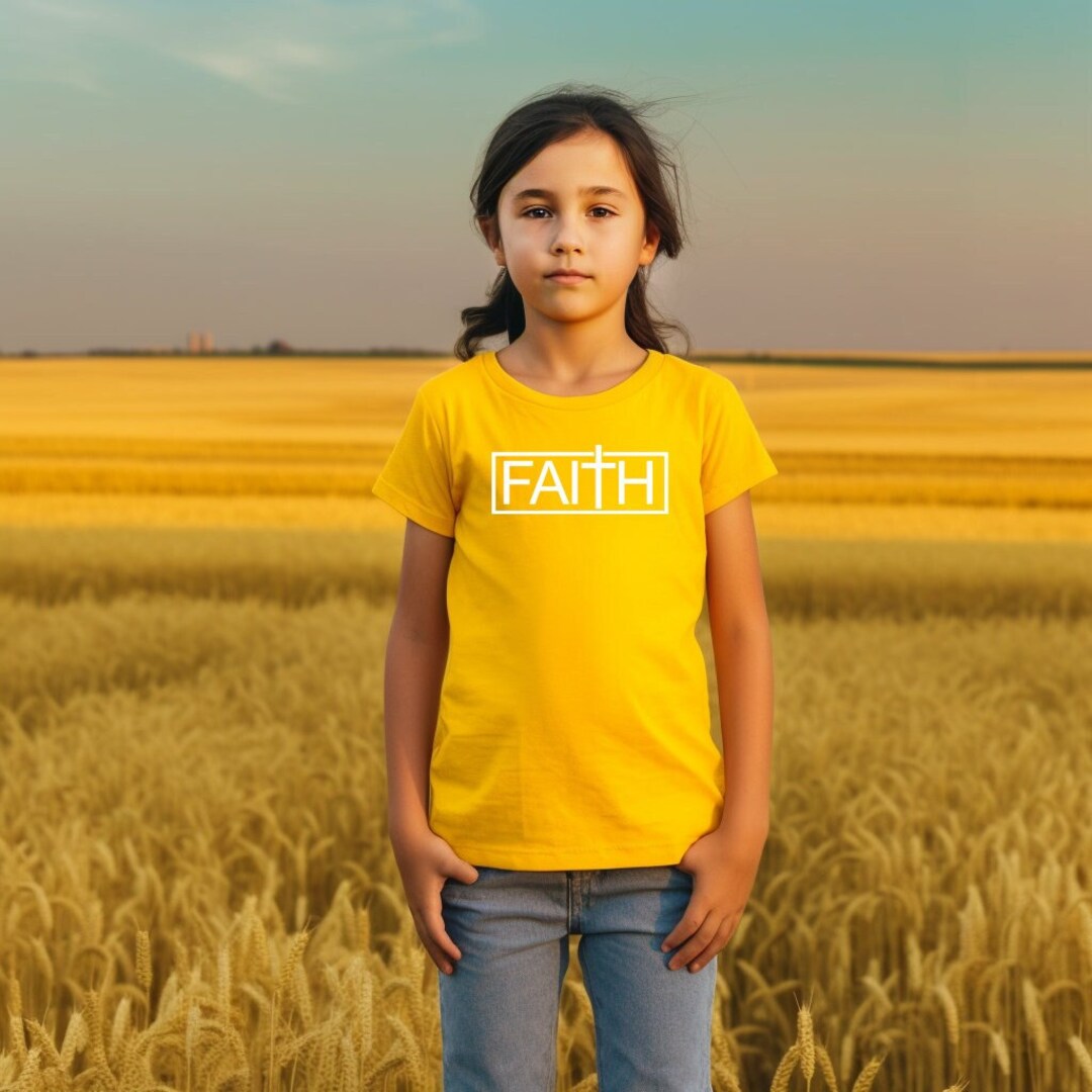 Faith Cross T-shirt Christian Gift Church Top Love and Grace Bible ...