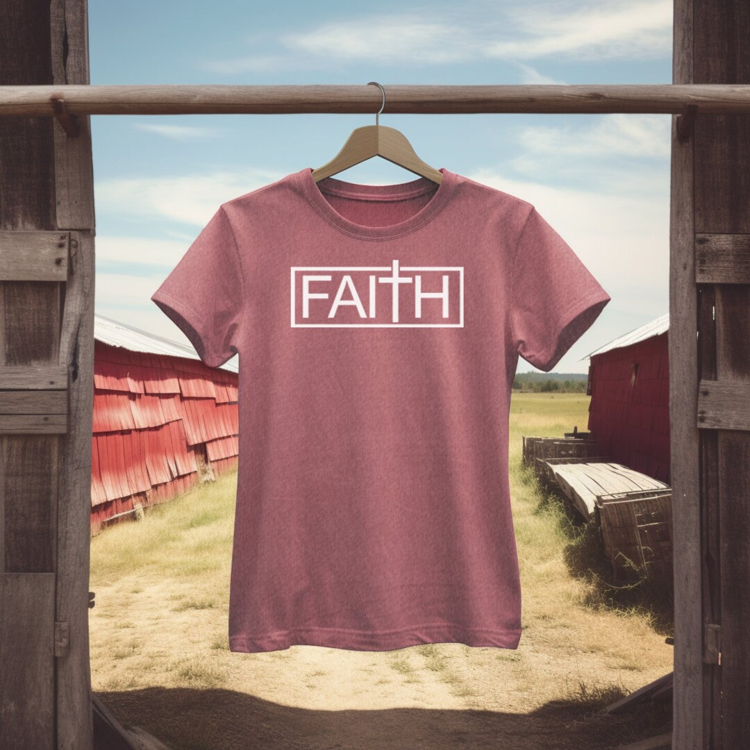 Faith Cross T Shirt Christian T Christian Love And Grace Bible Verse