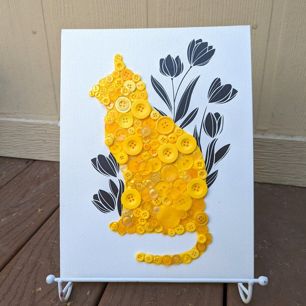 Canvas Button Art - Etsy