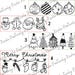 Dainty Christmas Bundle SVG, Christmas Svg, Cute Christmas Cut Files ...