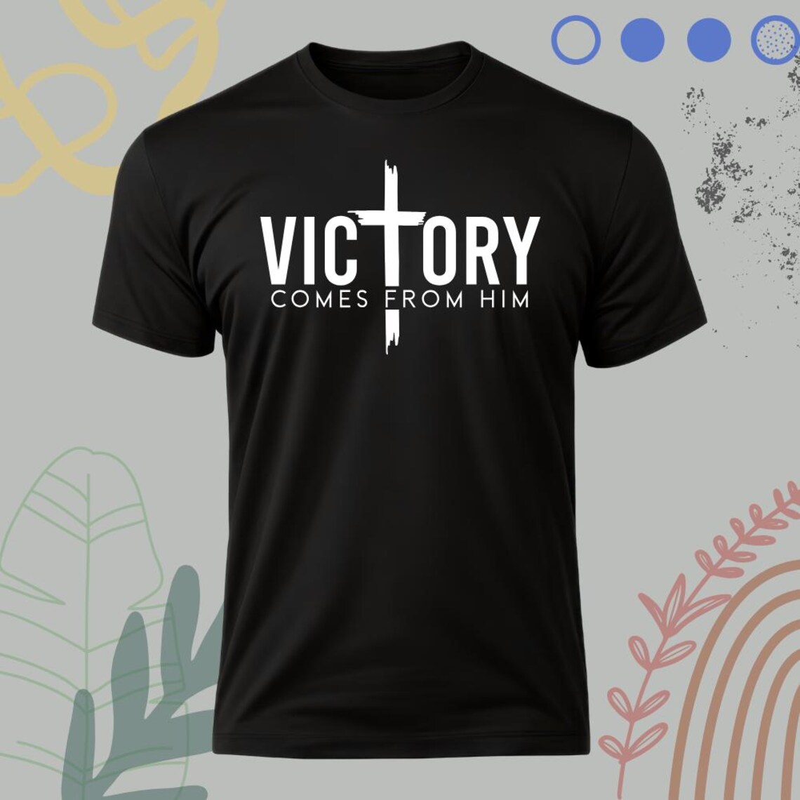 Victory Comes From Him Sports SVG Bundle, Christian Faith SVG, Cross ...