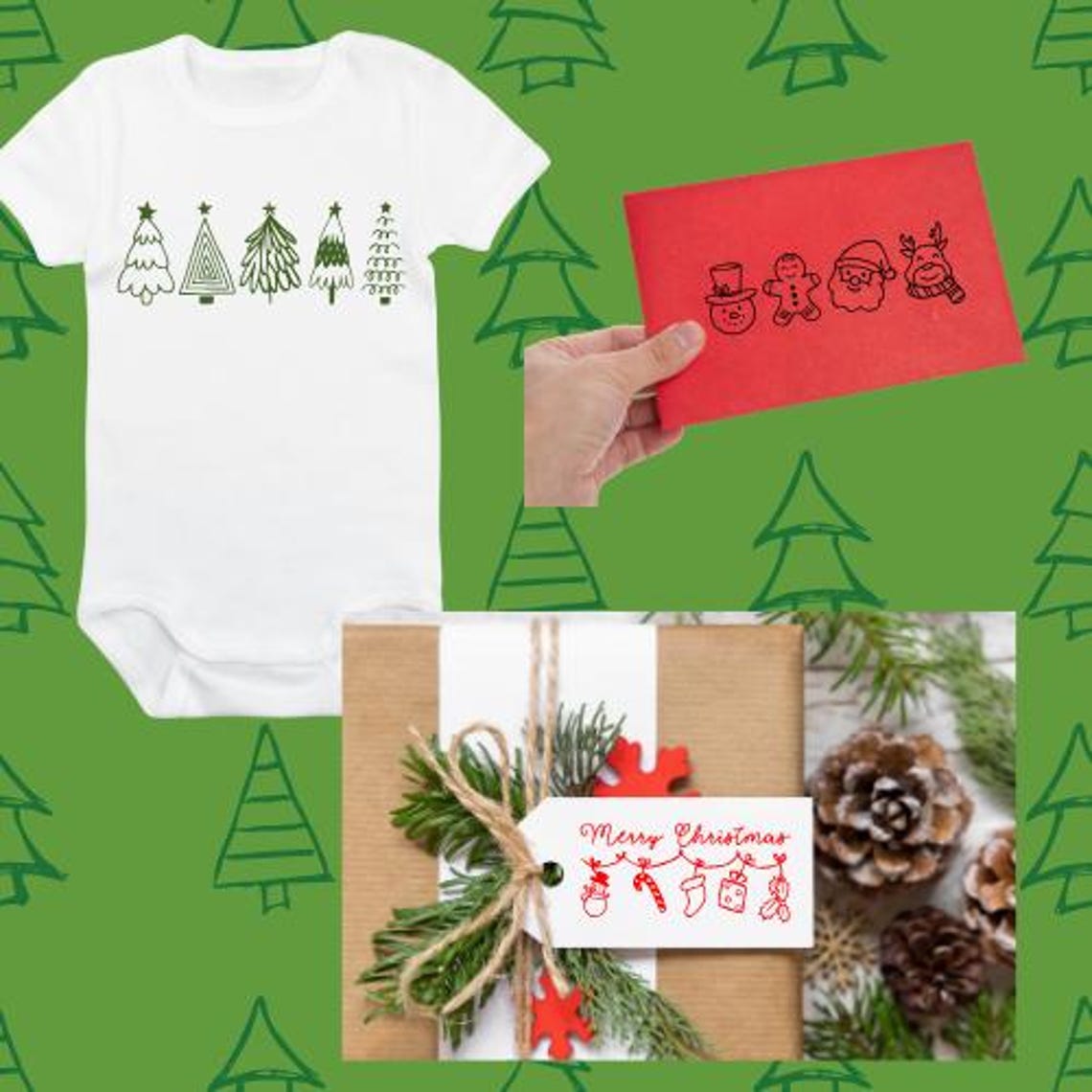 Dainty Christmas Bundle SVG, Christmas Svg, Cute Christmas Cut Files ...