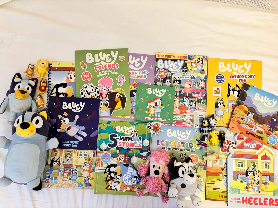 HUGE Bluey Toy Pack - Etsy