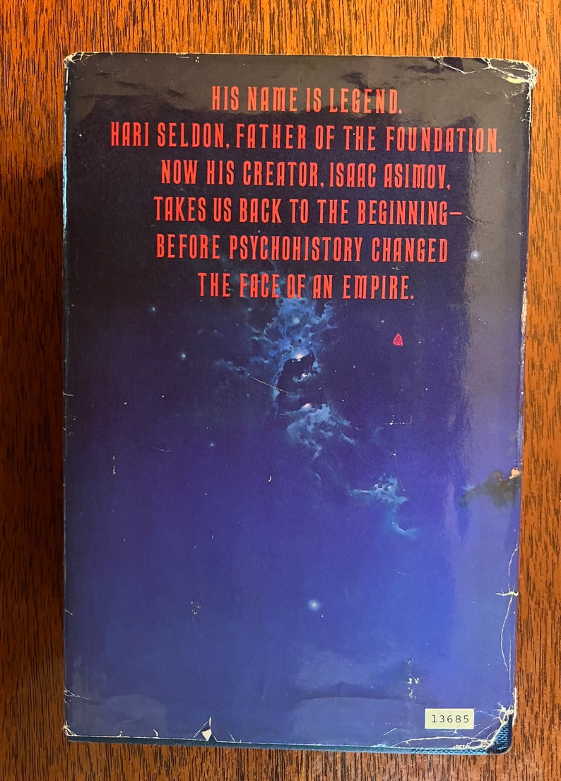 Prelude to Foundation by Isaac Asimov (1988 Doubleday) - Etsy