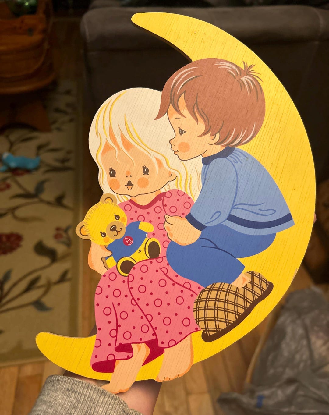 Children’s Fairytale Wall Decor, Hand Painted Vintage 1987, Alfred ...