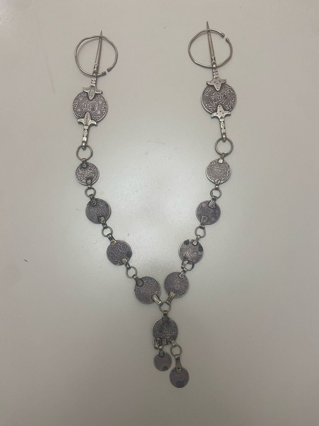 Antique Berber Vintage Silver Pairs Fibule From High Atlas Morocco - Etsy