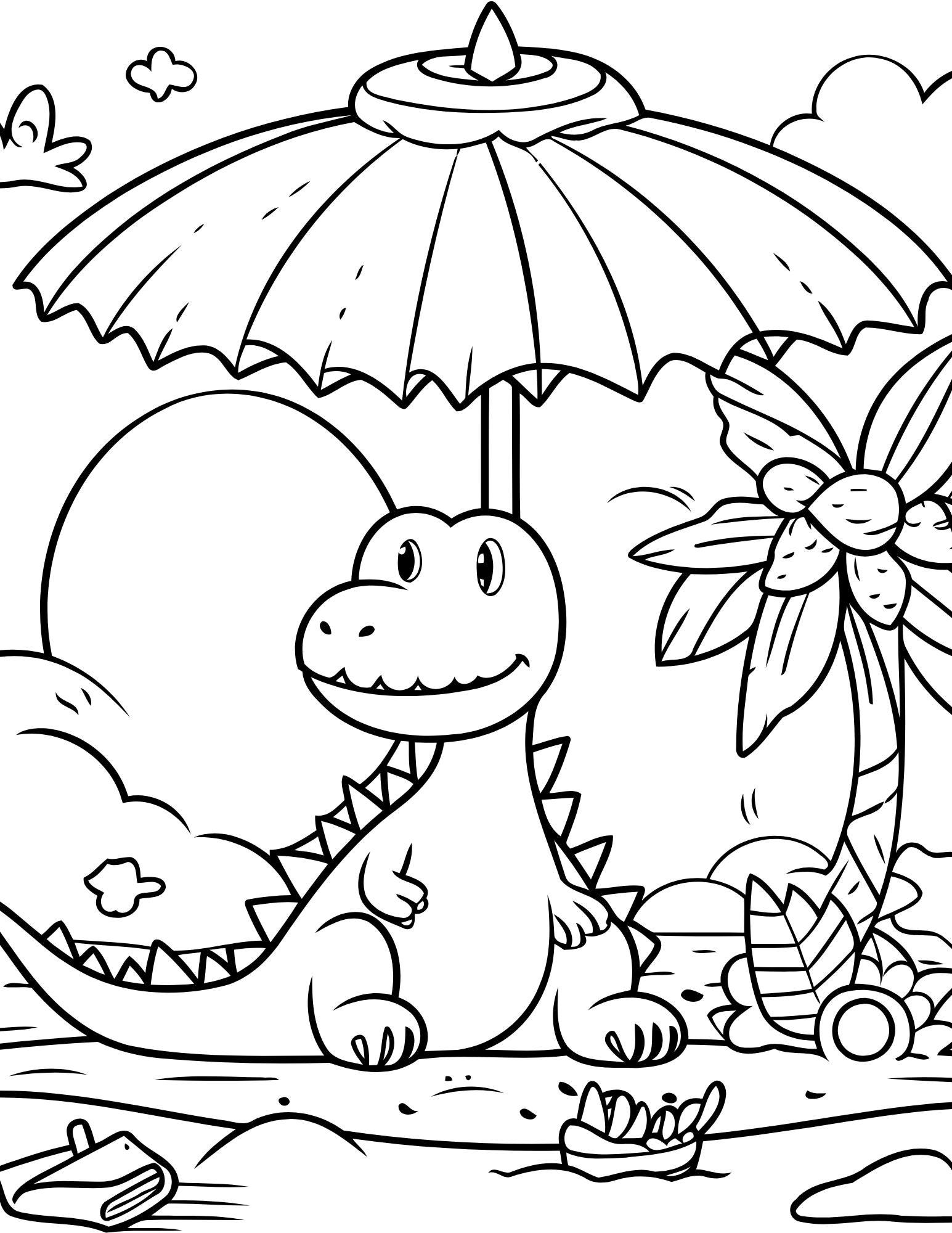Dinosaur Coloring Sheets - Etsy