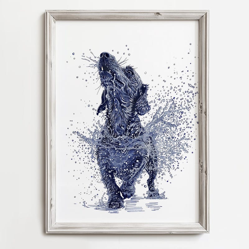 Dachshund Lake Art - Etsy