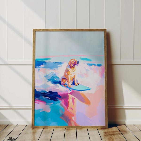 Yellow Lab Painting - Etsy