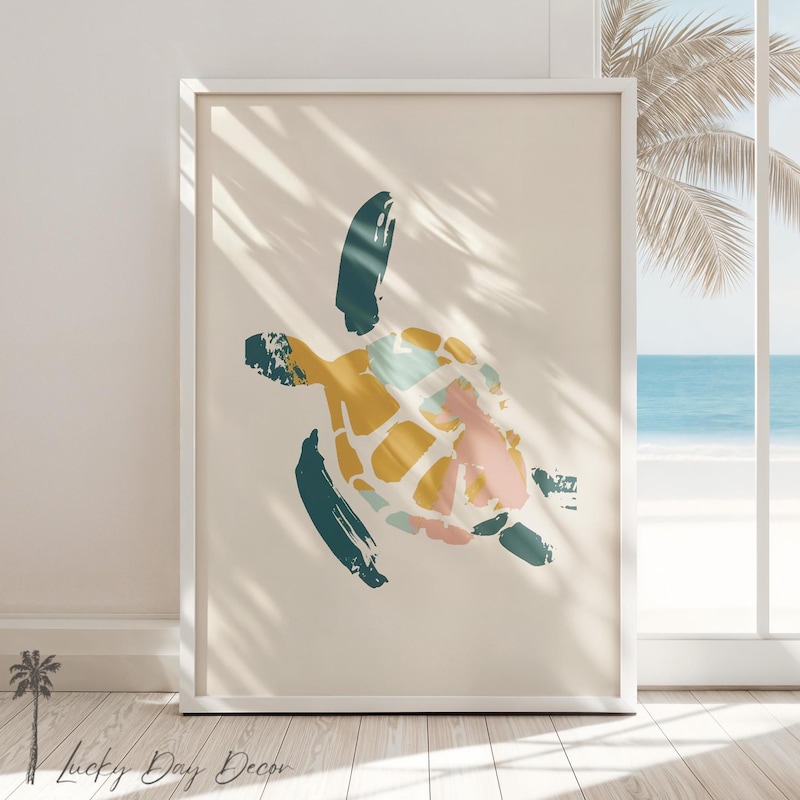 Turtle Print - Etsy