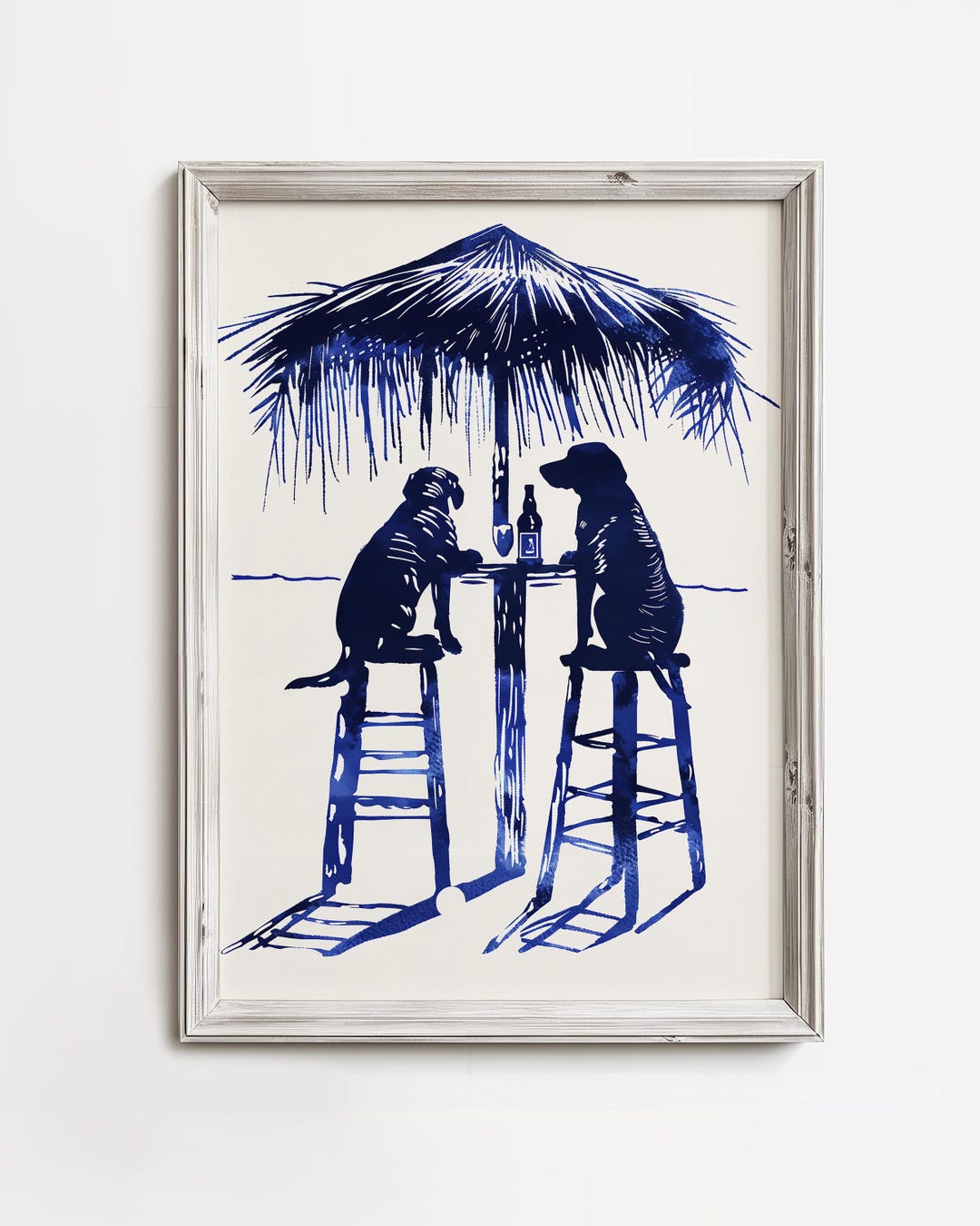Tiki Bar Dogs | Happy Hour Beach Dogs | Fun Summertime Decor | Relaxing ...