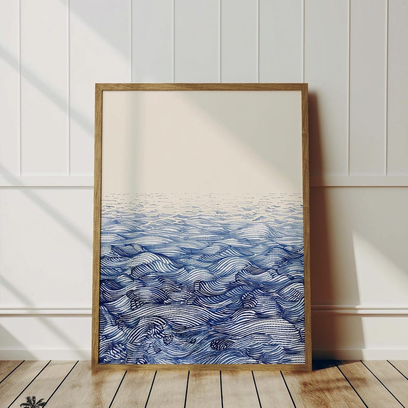 Abstract Ocean Art - Etsy