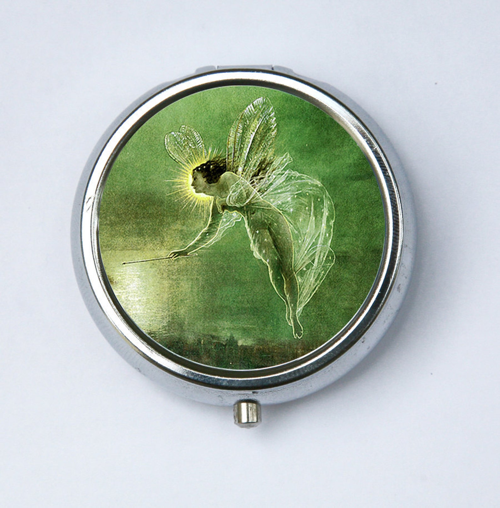 Fairy Pill Case Pillbox Pill Box With a Wand Fairytale Kitsch - Etsy