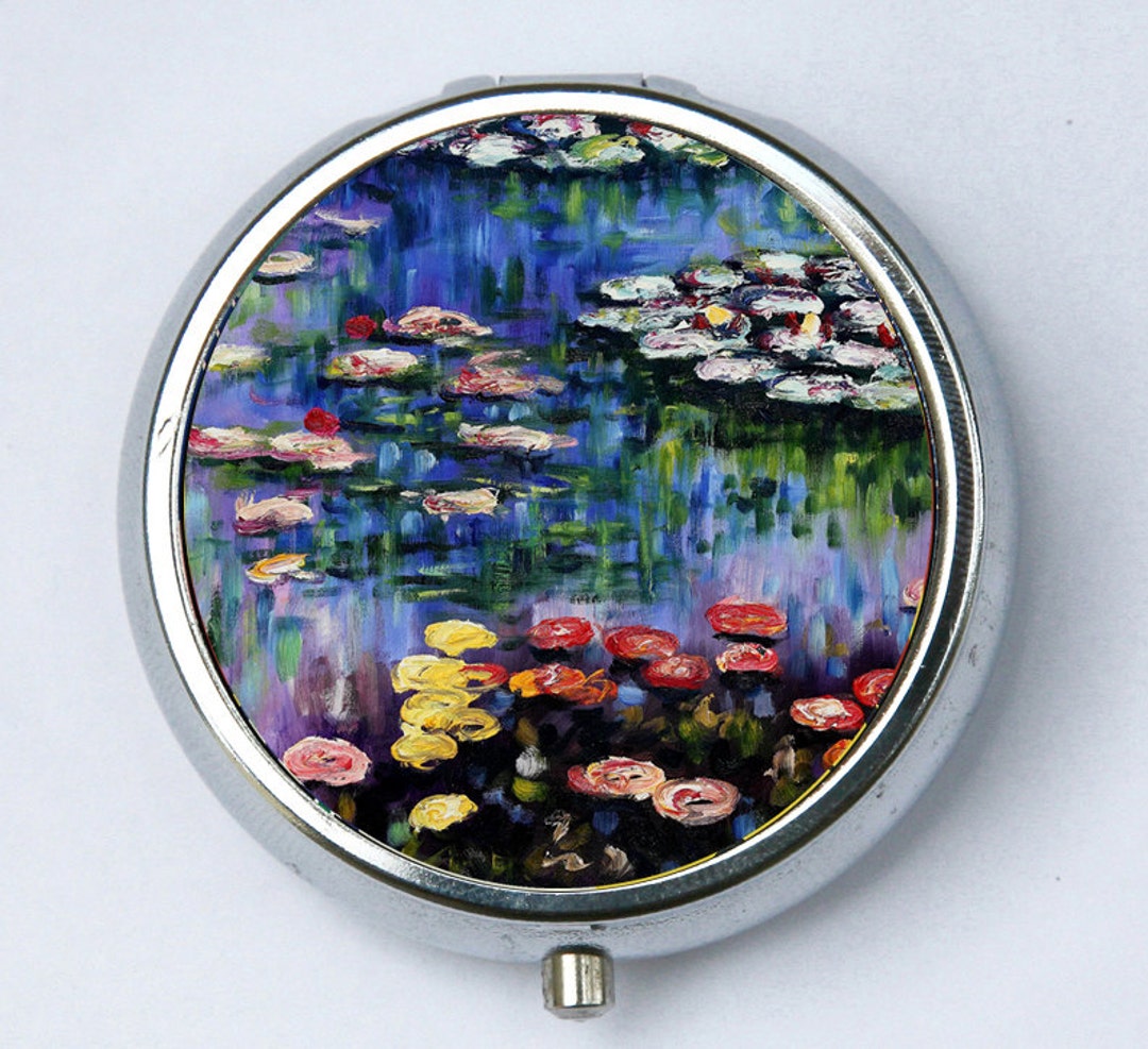 Water Lilies Pill Case Pillbox Box Holder Fine Art Painting Claude ...