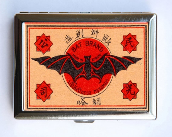 Bat Brand Cigarette Case Wallet Business Card Holder | Etsy
