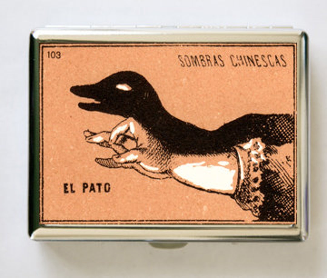 El Pato Duck Shadow Animal Cigarette Case Wallet Business Card Holder ...