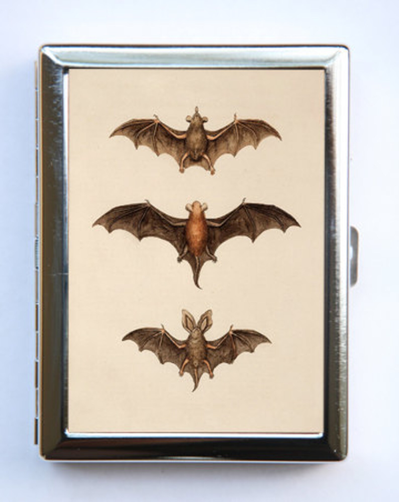 Bats Cigarette Case Wallet Business Card Holder Gothic - Etsy