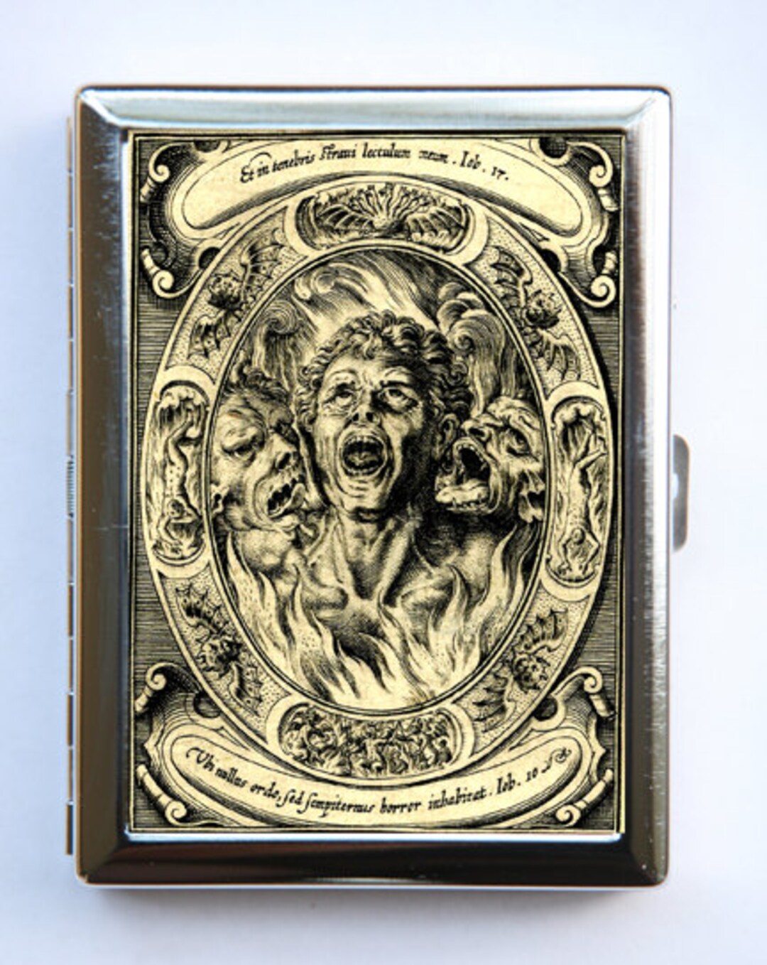 Memento Mori the Damned Cigarette Case Wallet Business Card Holder ...