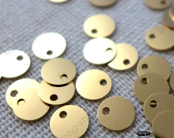 14k Gold Filled Disc | Etsy